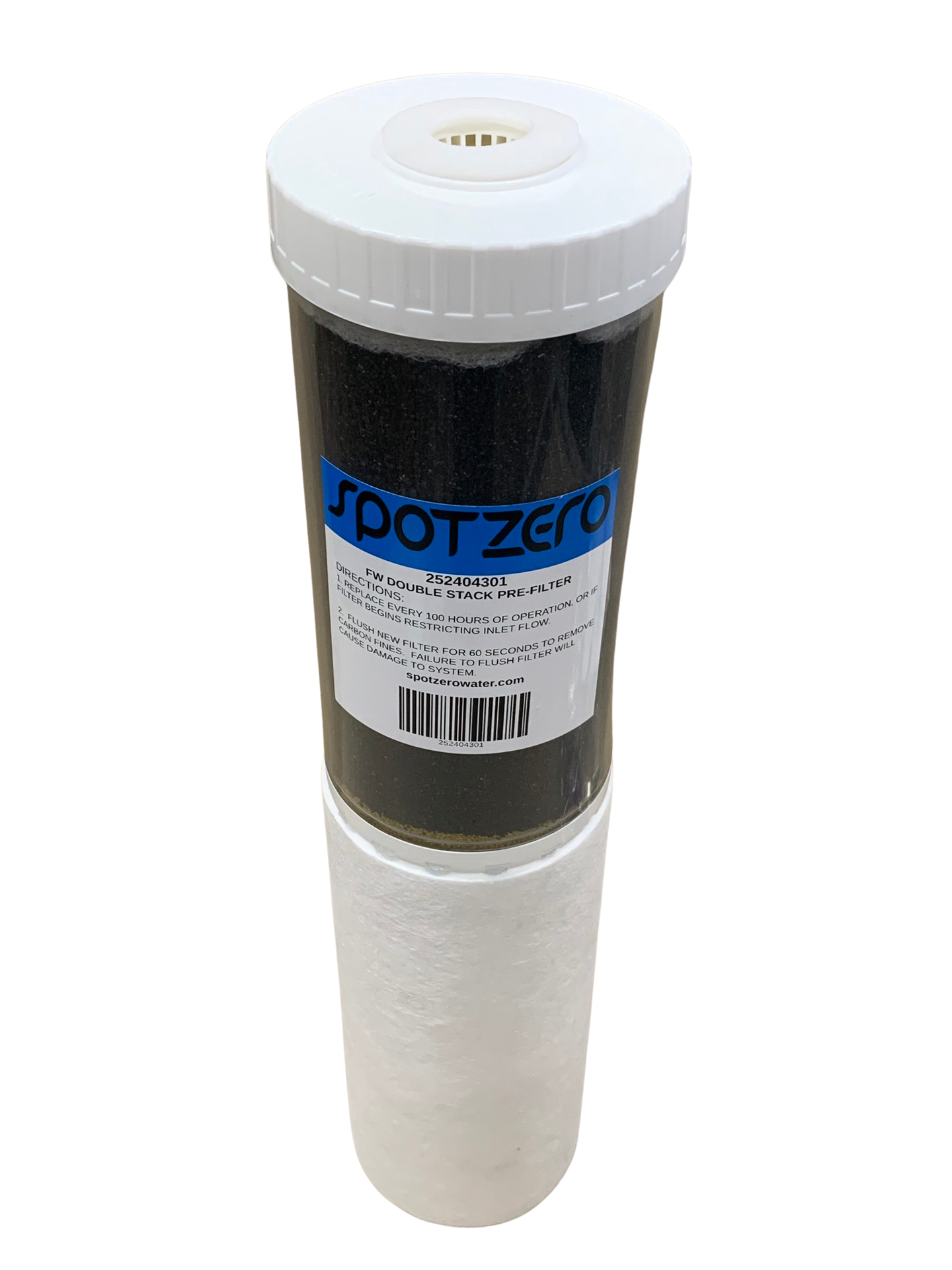 Stage 1 + 2 Doublestack Pre-Filter / Oxidizer & Sediment Remover – spotzerowater