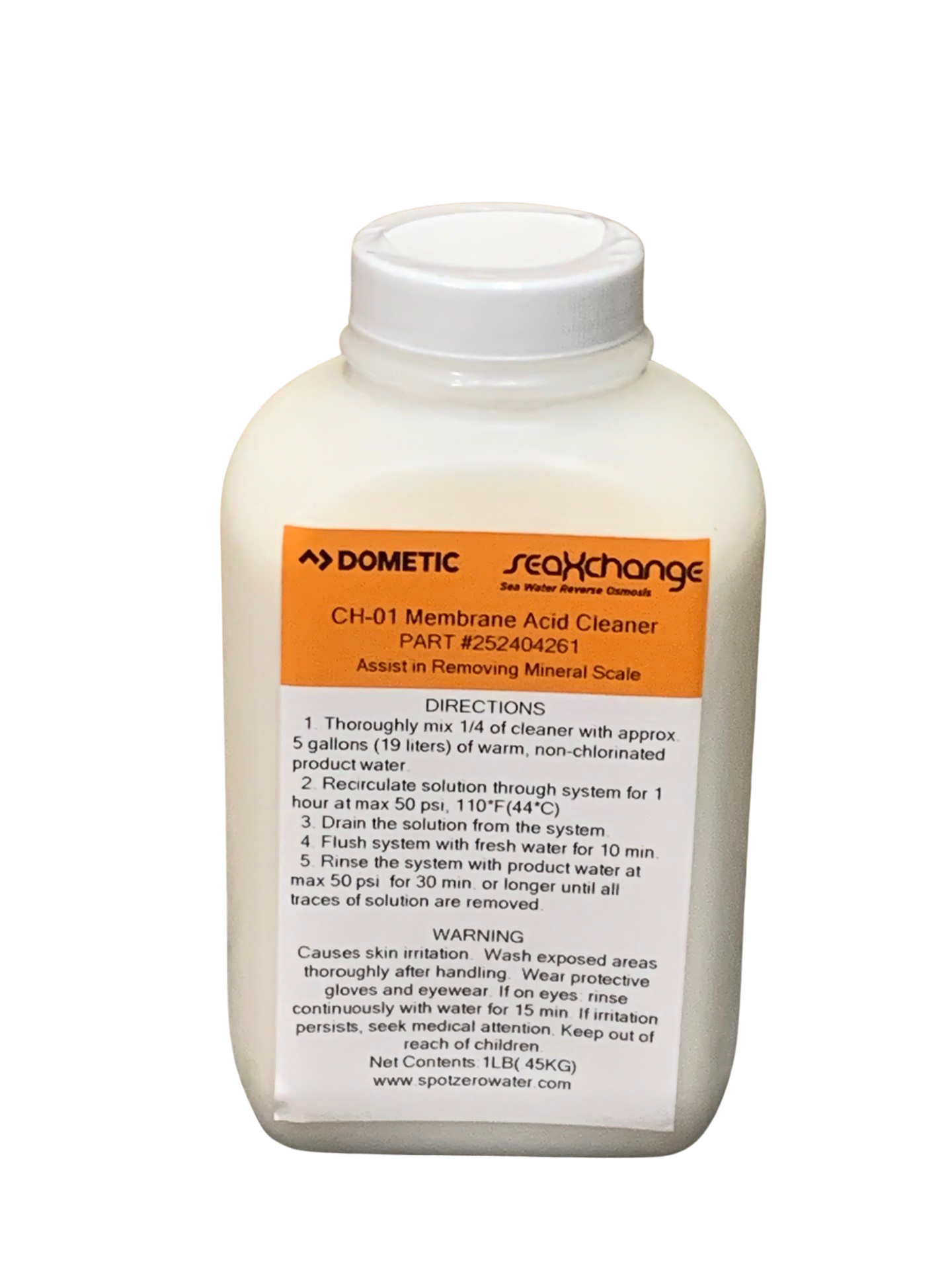 SeaXchange Membrane Chemical Cleaner, Stage 1 – spotzerowater